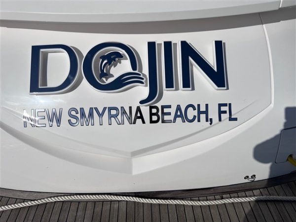 Lighted Yacht Signs & Vinyl Boat Lettering | Custom Boat Graphics