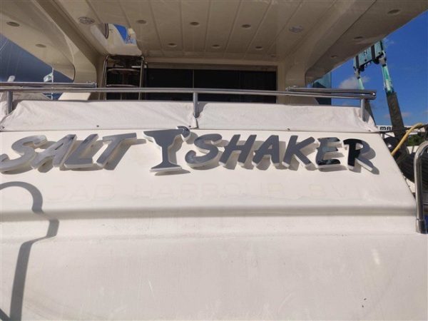 Lighted Yacht Signs & Vinyl Boat Lettering | Custom Boat Graphics